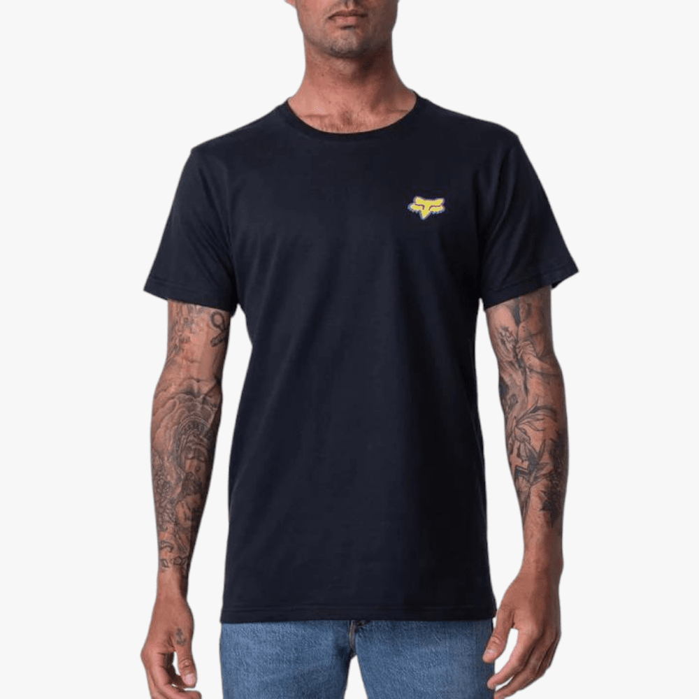 Fox Mens Morphic Short Sleeve Tee Black – Brands Megastore