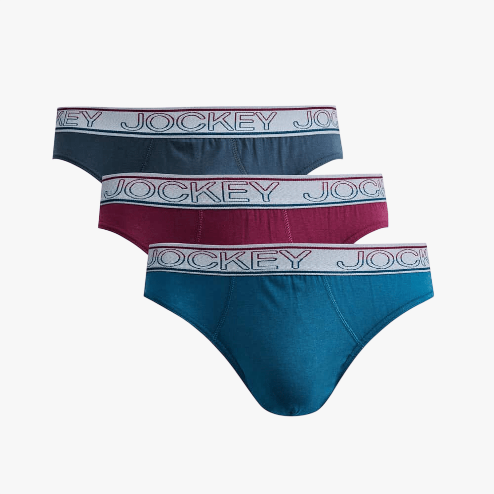 Jockey Mens New Generation Brief Plain 3Pk – Brands Megastore