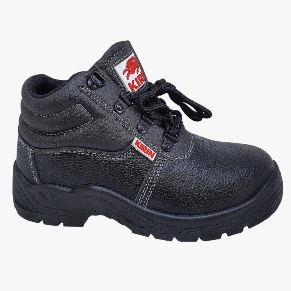 Pinnacle Mens Boots Kirin Safety Boot Steel Toe Bla – Brands Megastore