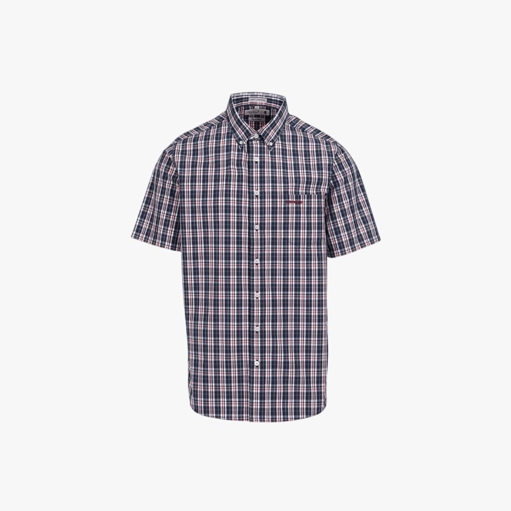 Pringle Mens Oak Short Sleeve Classic Shirt Navy – Brands Megastore