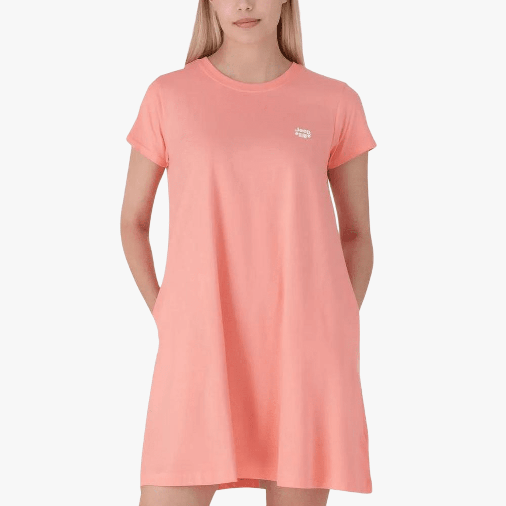 Jeep Girls Dresses City Lite Dress Ocean Coral – Brands Megastore