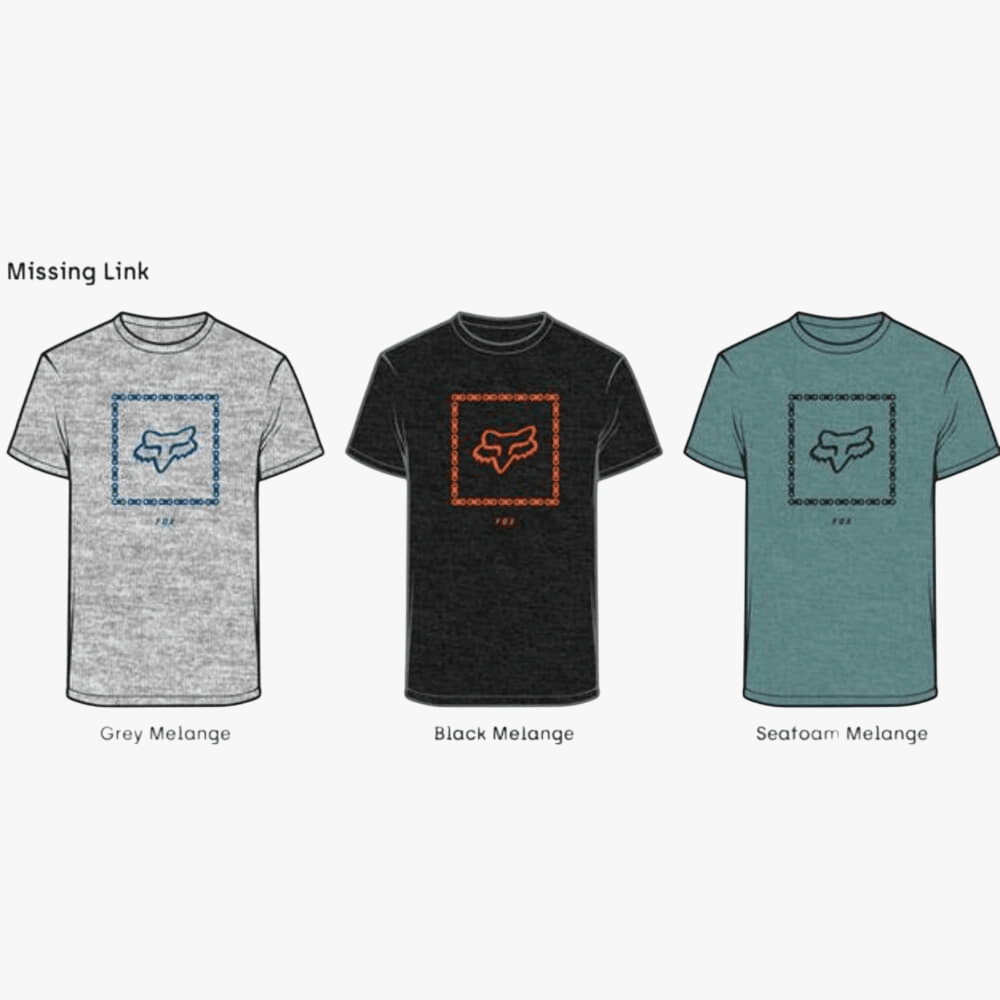 Fox Mens Missing Link Vt 2 Short Sleeve Tee Grey Mel – Brands Megastore