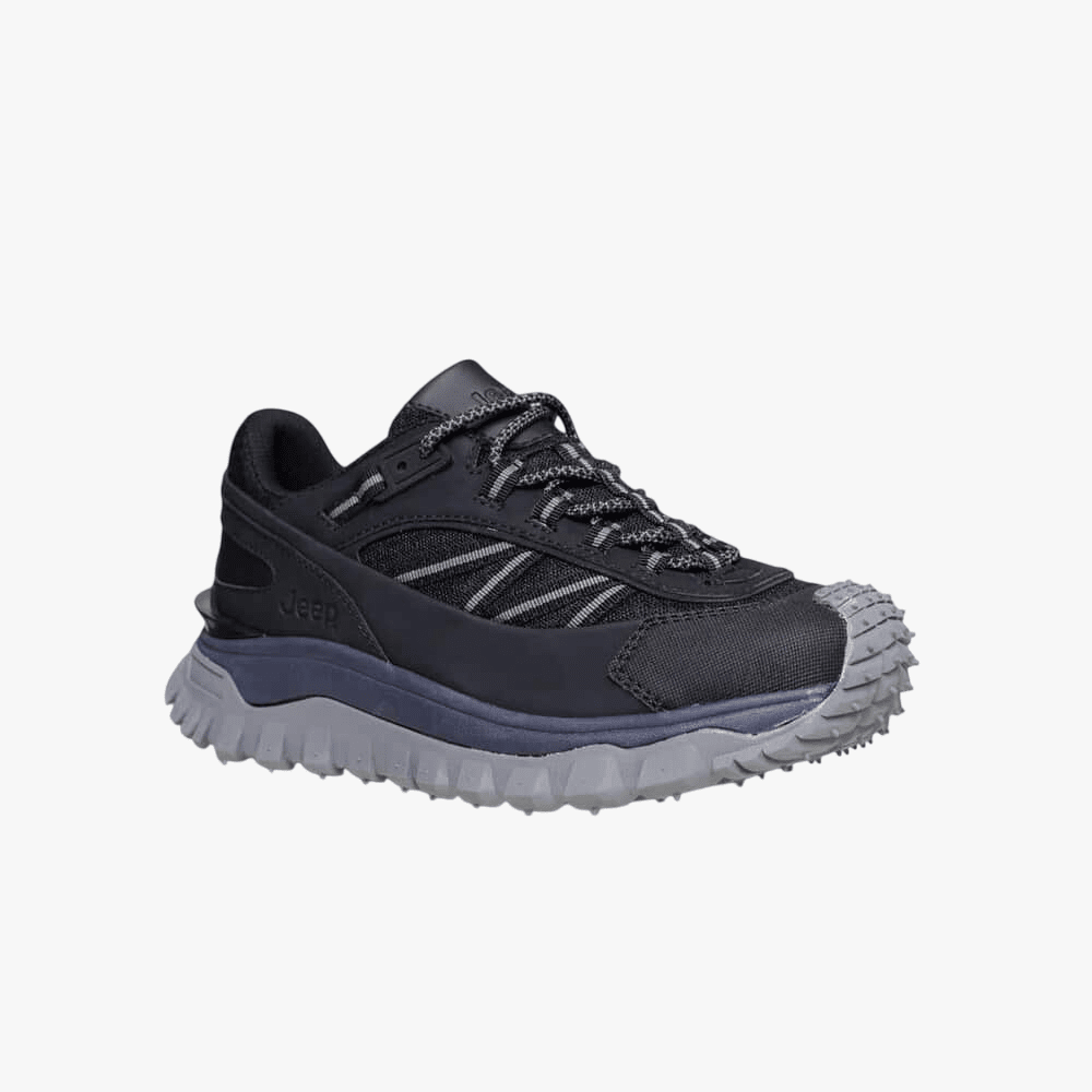 Jeep Mens Cherokee Hiker Sneaker Black – Brands Megastore