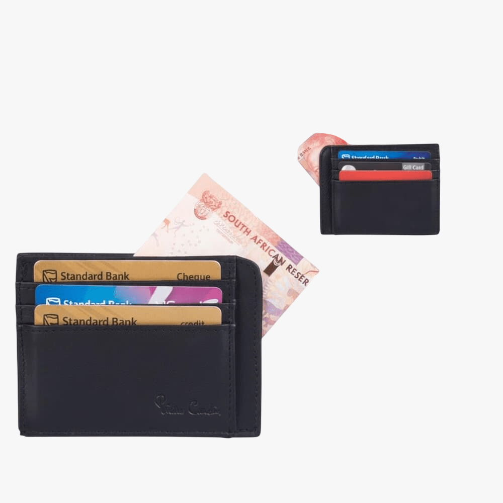 Pierre Cardin Mens Dave Card And Note Wallet Black – Brands Megastore
