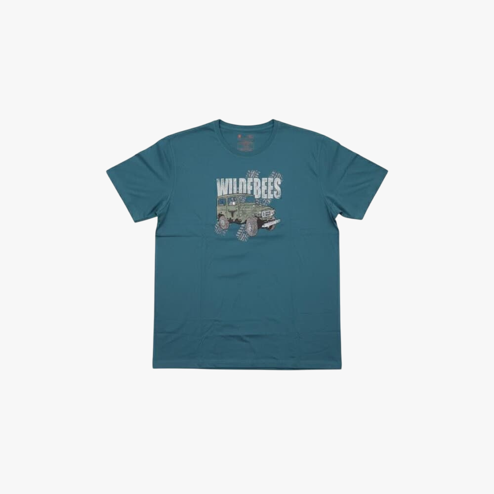 Wildebees Mens Adventure Bike Tee Blue – Brands Megastore
