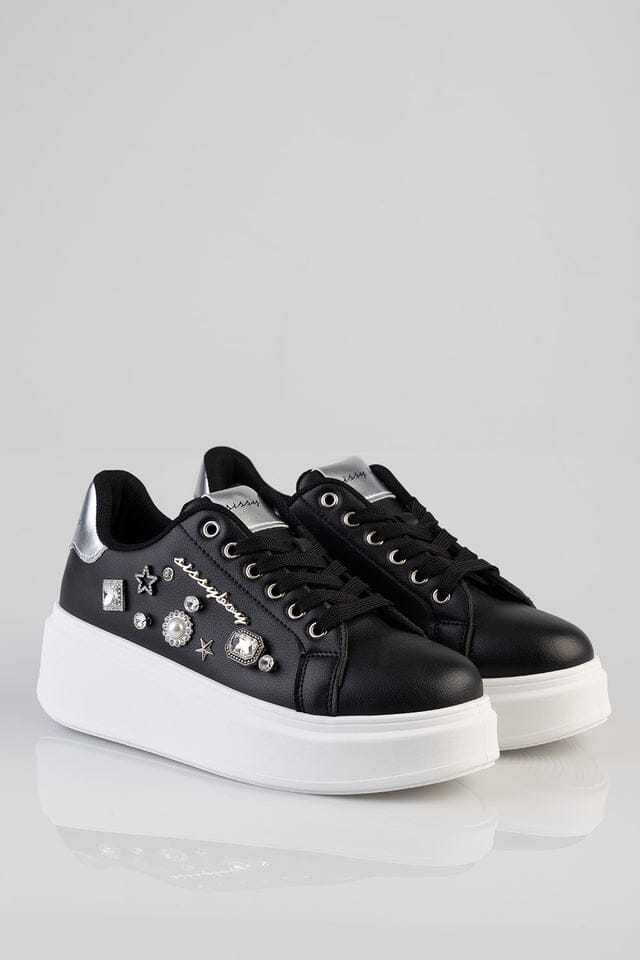 Sissy Boy Womens Sneakers Platform Sneaker Gem Det – Brands Megastore
