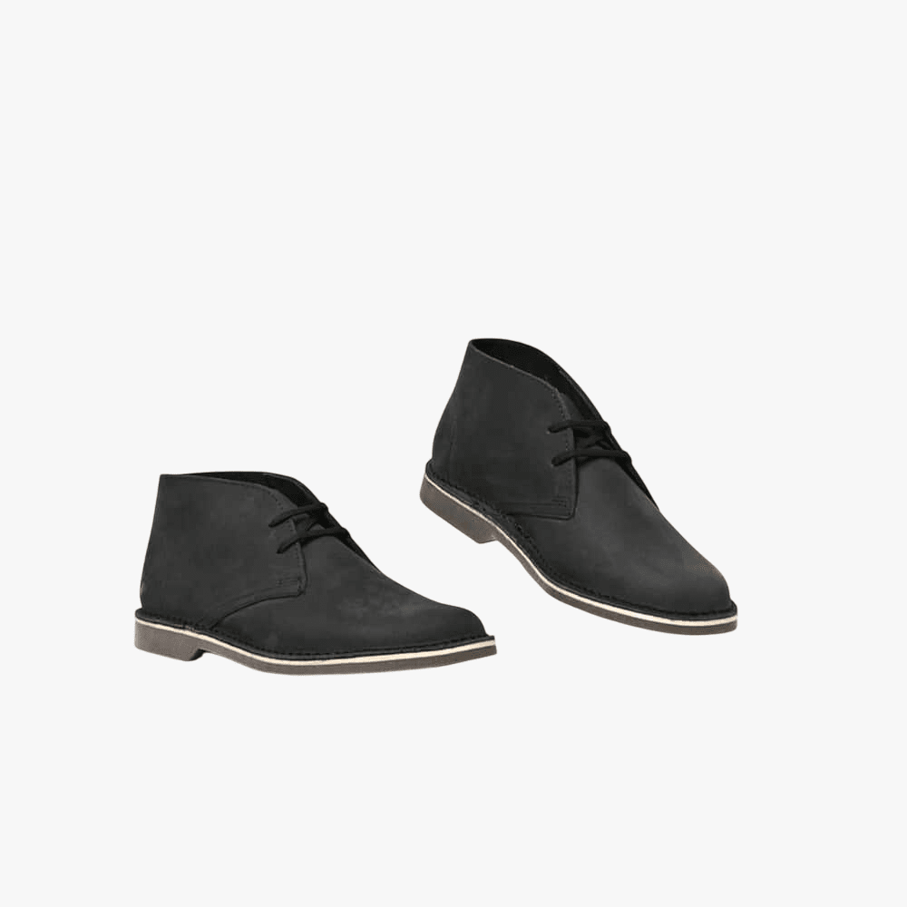 Timbego Mens Boots Grizzly Lace Up Vellie Black – Brands Megastore