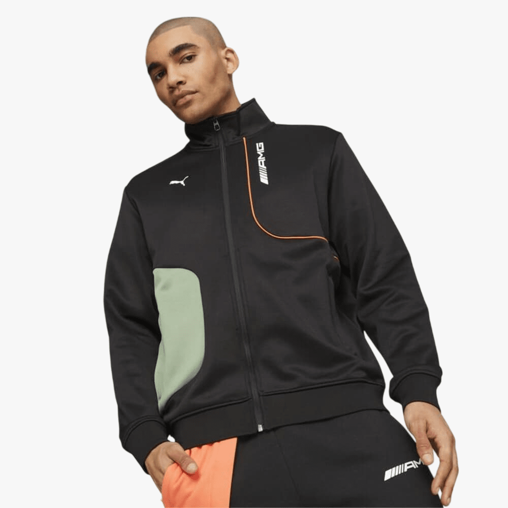 Puma Mens Jackets Amg Track Jacket Black – Brands Megastore