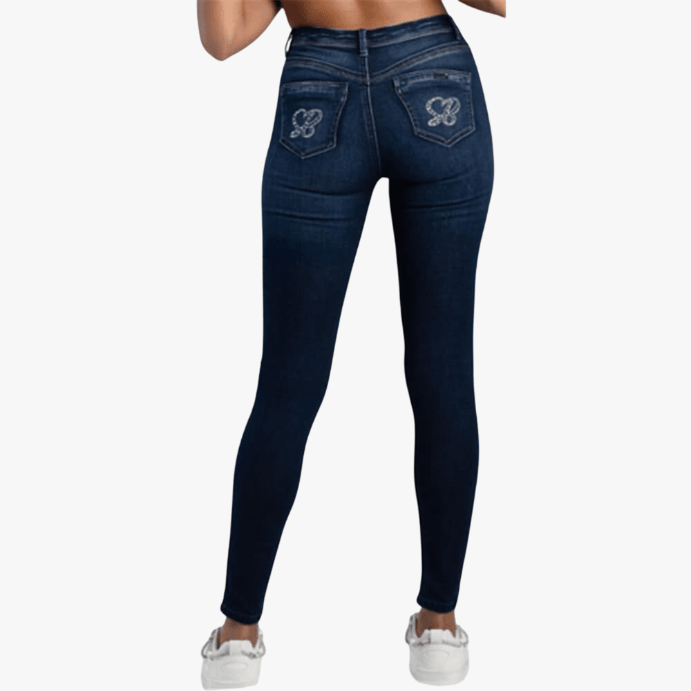 Sissy Boy Bianca Mid Waist Skinny Jean Dark – Brands Megastore