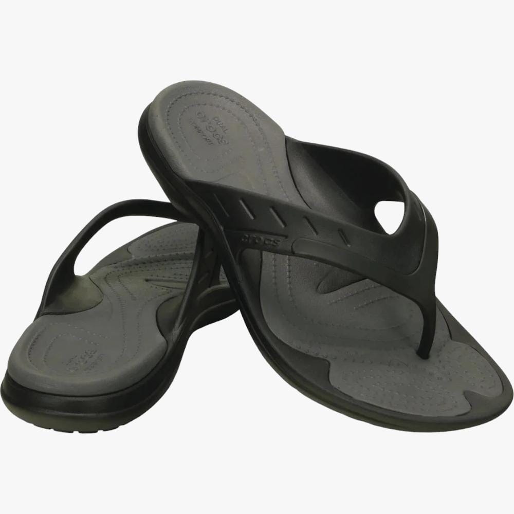 Crocs Mens Sandals Modi Sport Flip Sandal Black – Brands Megastore