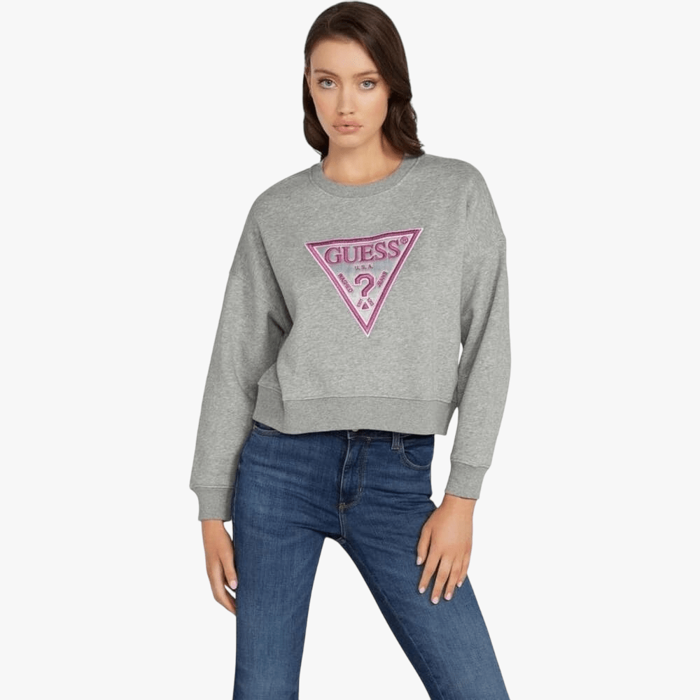 Guess Womens Sweaters Lurex Triangle Sweater Li – Brands Megastore