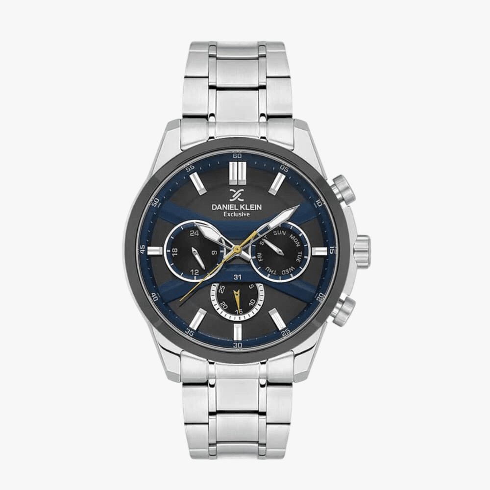 Daniel Klein Exclusive Blue Dial Multifunction Watch – Brands Megastore