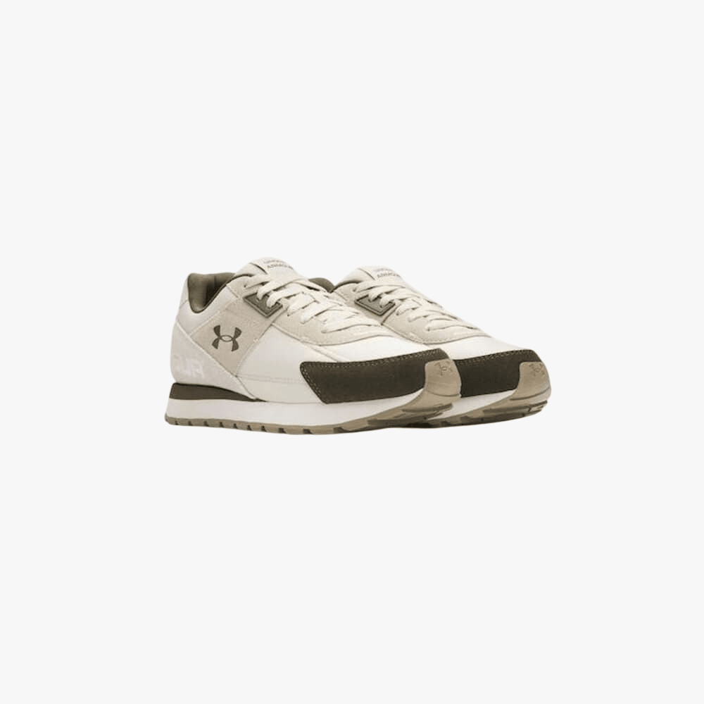 Under Armour Mens Essential Runner Sneaker 289 Beige – Brands Megastore