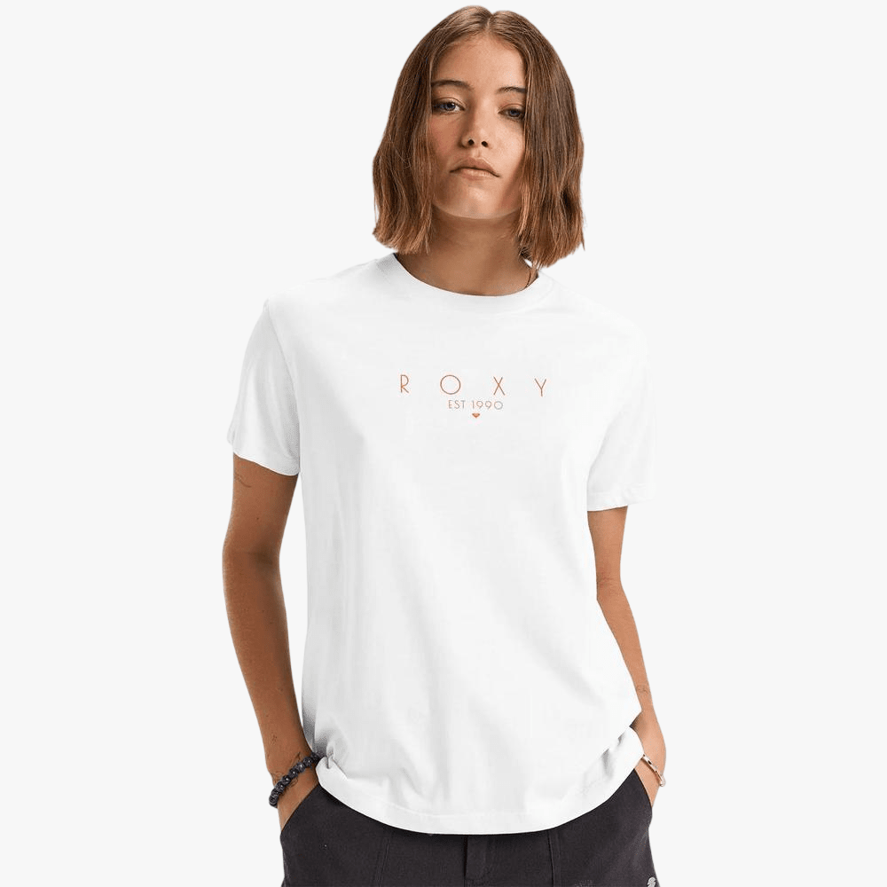 Roxy Womens Tees Epic Day Short Sleeve Tee White – Brands Megastore
