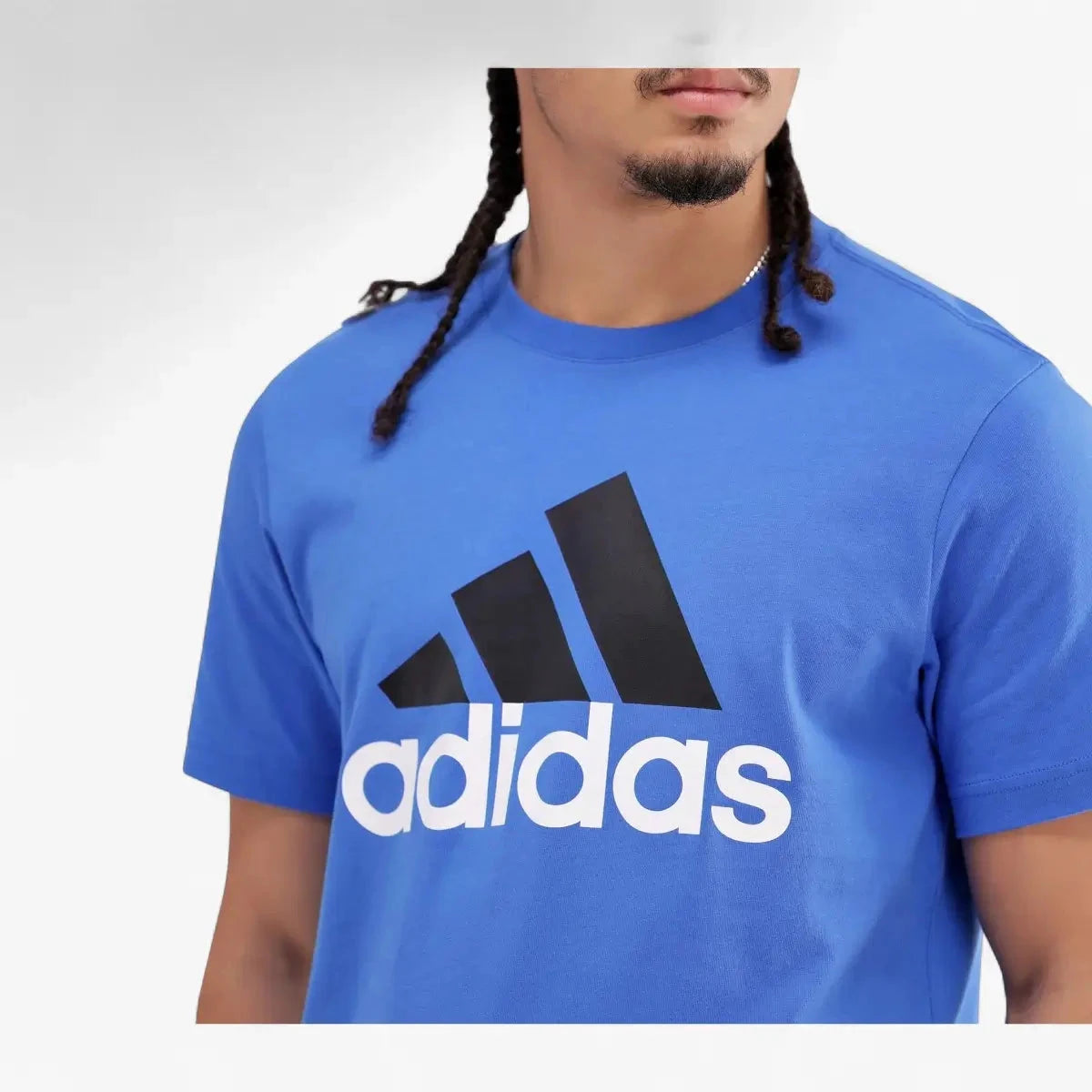 Adidas Mens Bl Sj Short Sleeve Tee Bright Royal – Brands Megastore